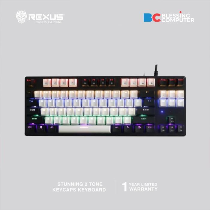 Jual Keyboard Gaming REXUS Legionare MX5.2 SNOWY BLACK / BROWN SWITCH ...