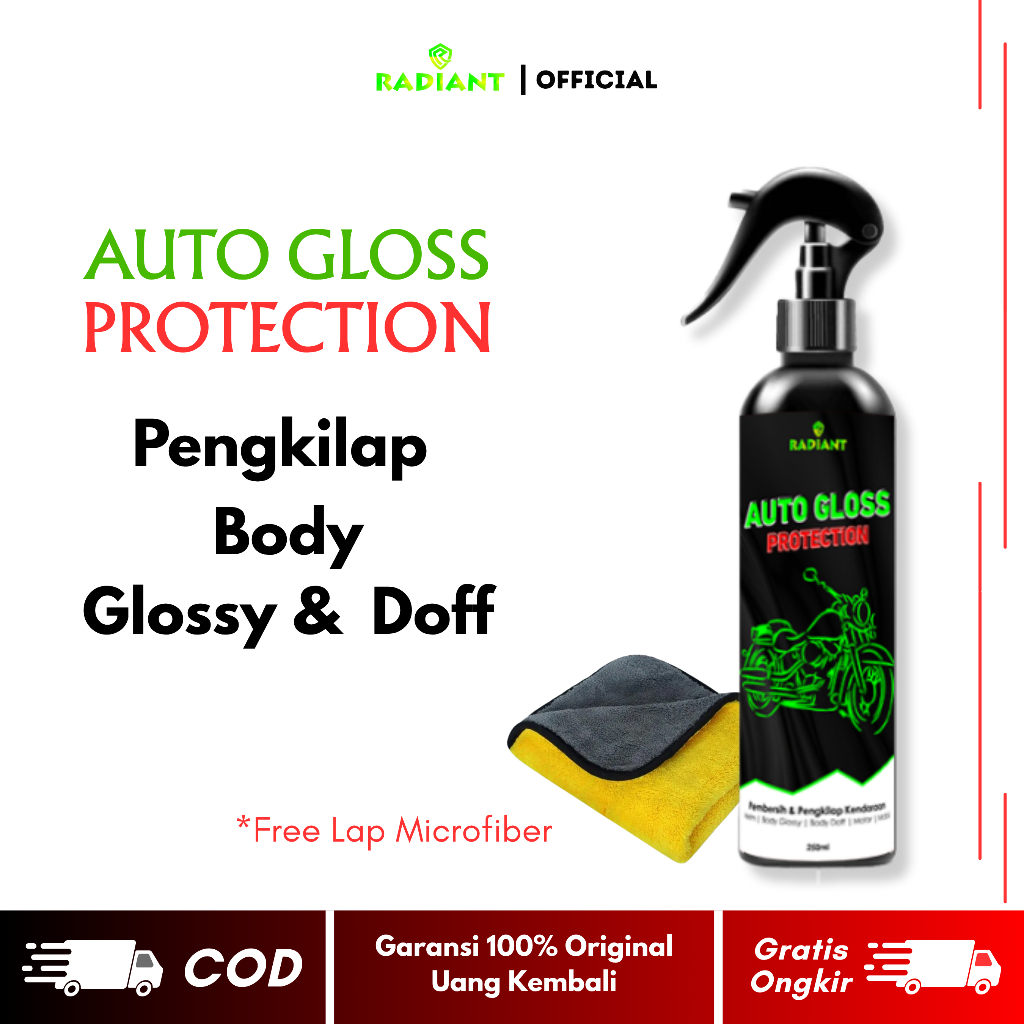Jual Auto Gloss Protection - Pengkilap Body Motor dan Mobil Glossy Doff ...