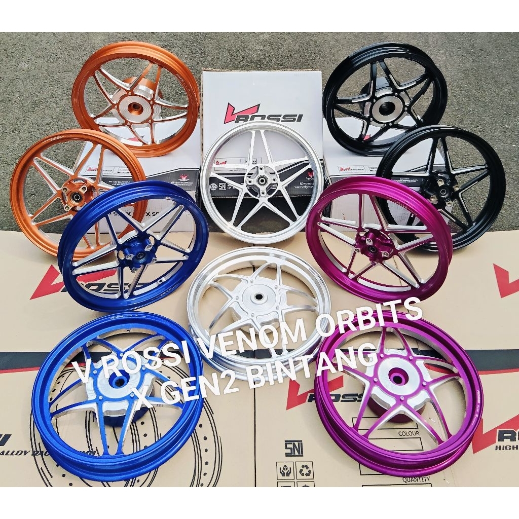Jual VELG/PELAK RACING V ROSSI ORBITS X GEN3 TERBARU BINTANG VARIO 125/ ...