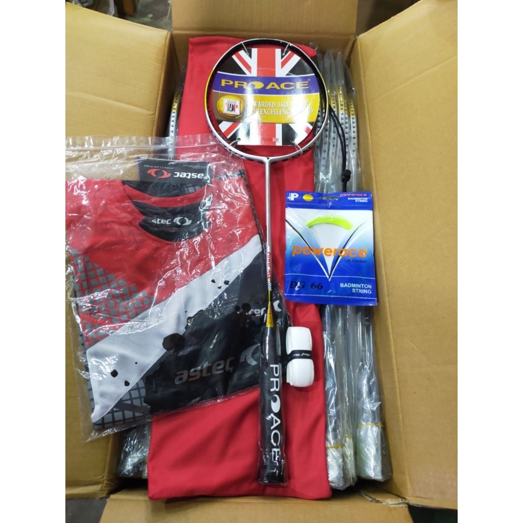Jual Raket Badminton Pro Ace Power Ace 88 Original Full Set | Shopee ...