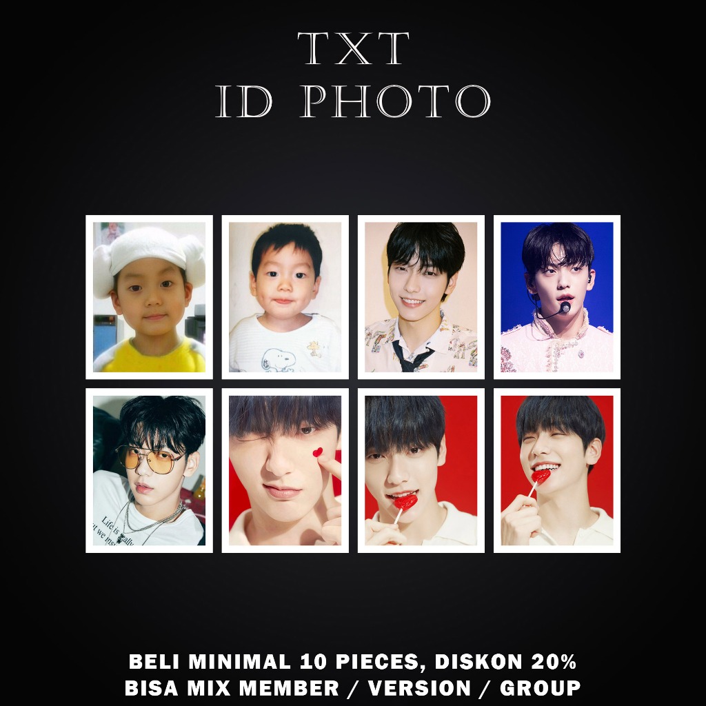 Jual ID PHOTO TXT PAS FOTO TXT PHOTOCARD TXT | Shopee Indonesia
