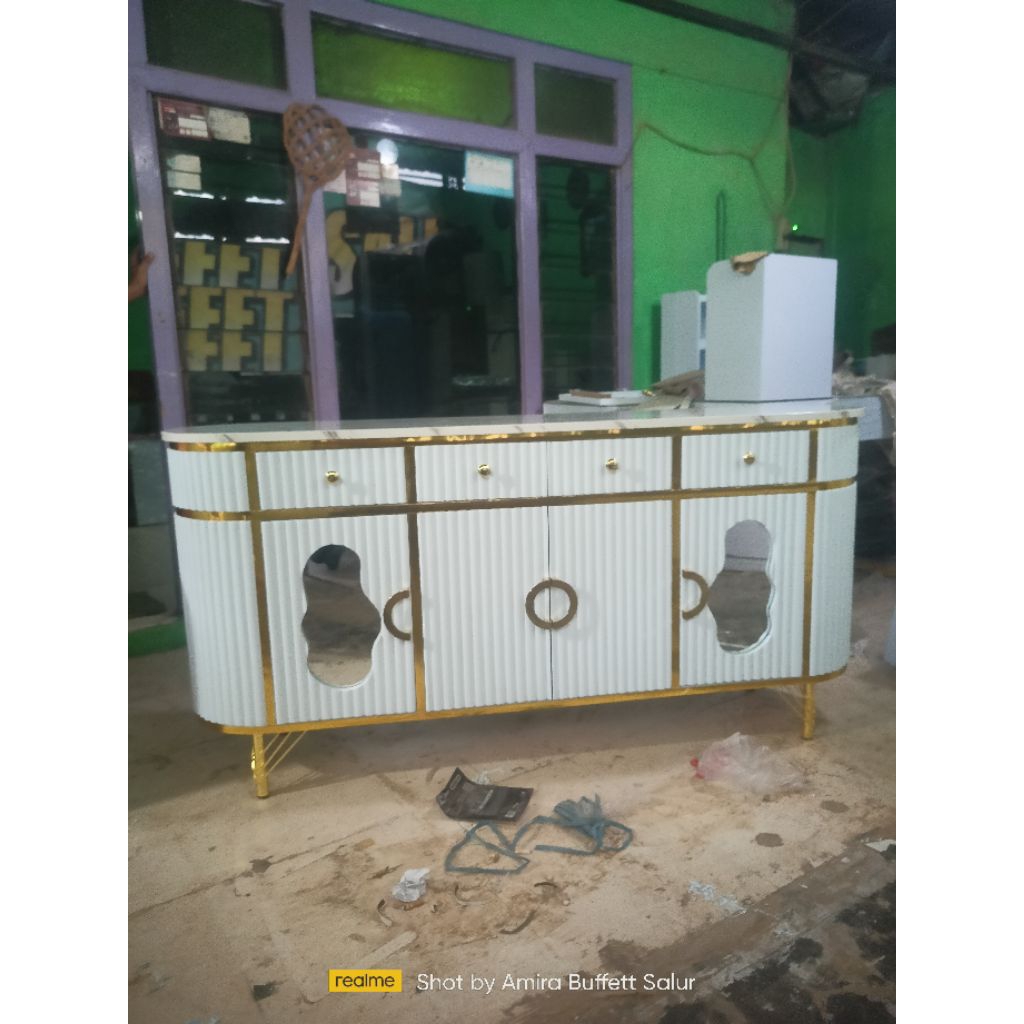 Jual [Custom Made] Bufet Oval Premium Elestra | Diswar Credenza ...