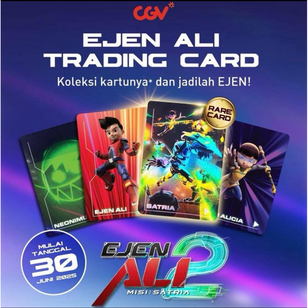 Jual Official Ejen Ali 2 Character Card, CGV | Shopee Indonesia
