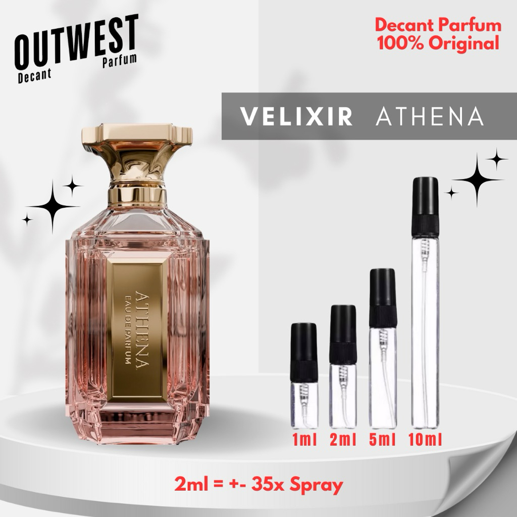 Jual Decant Parfum Velixir Athena EDP for Woman | Shopee Indonesia