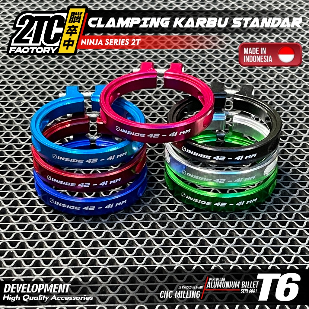 Jual KLEM CLAMP KLEMAN KARBU CLAMPING INTAKE PENGIKAT KARBU NINJA 2TAK ...