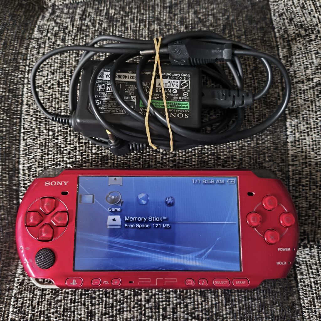 Jual psp merah 4gb fullgame tinggal main aja | Shopee Indonesia
