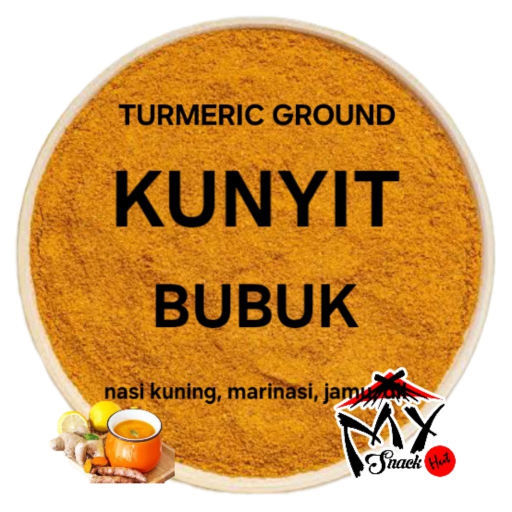 Jual KUNYIT BUBUK 25GR PURE TURMERIC TUMERIC TUMERIK GROUND POWDER ...