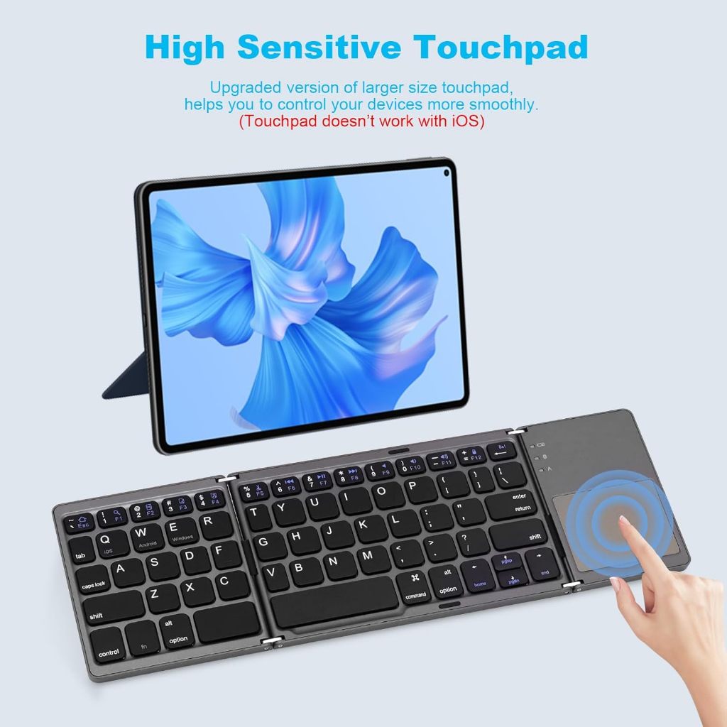 Jual Keyboard Wireless Bluetooth Lipat Foldable Unitech B033 dengan ...