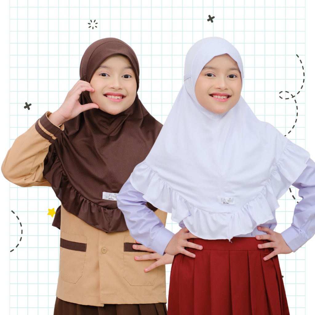 Jual Alma Hijab For School By Lil'O - Kerudung Sekolah Anak - Hijab ...