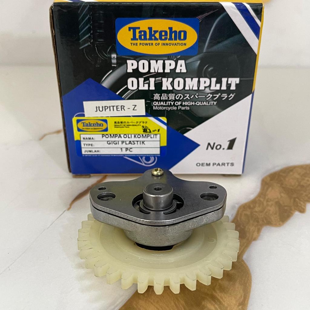 Jual POMPA OLI KOMPLIT MOTOR JUPITER Z (GIGI PLASTIK) (TAKEHO) | Shopee Indonesia