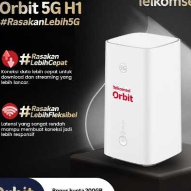 Jual Orbit 5G H1 Modem Router Wifi Free Kuota Telkomsel FREE 200GB - 1 ...