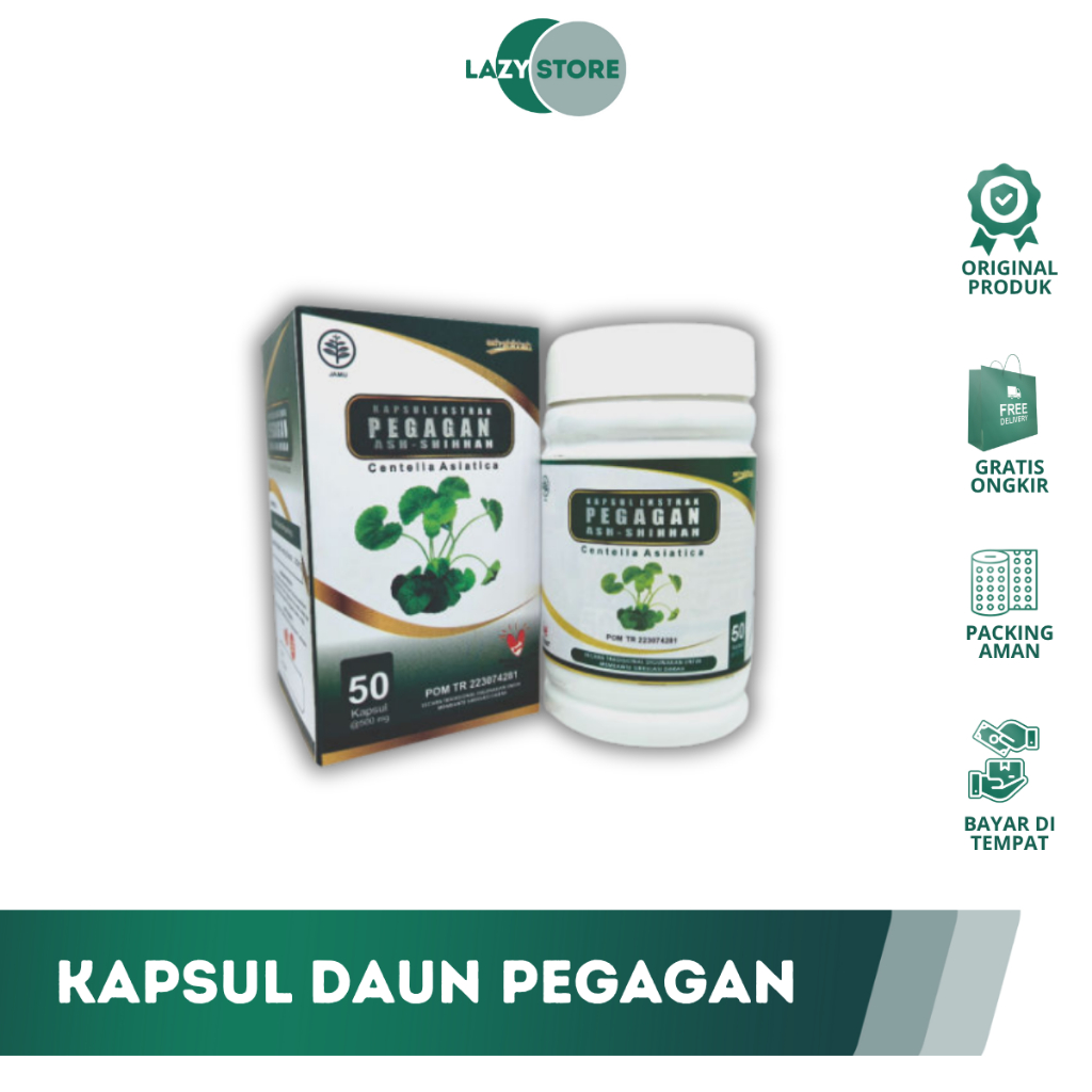 Jual (BPOM) Ekstrak Pegagan 50 Kapsul Original Ash-Shihhah original 100% | Shopee Indonesia