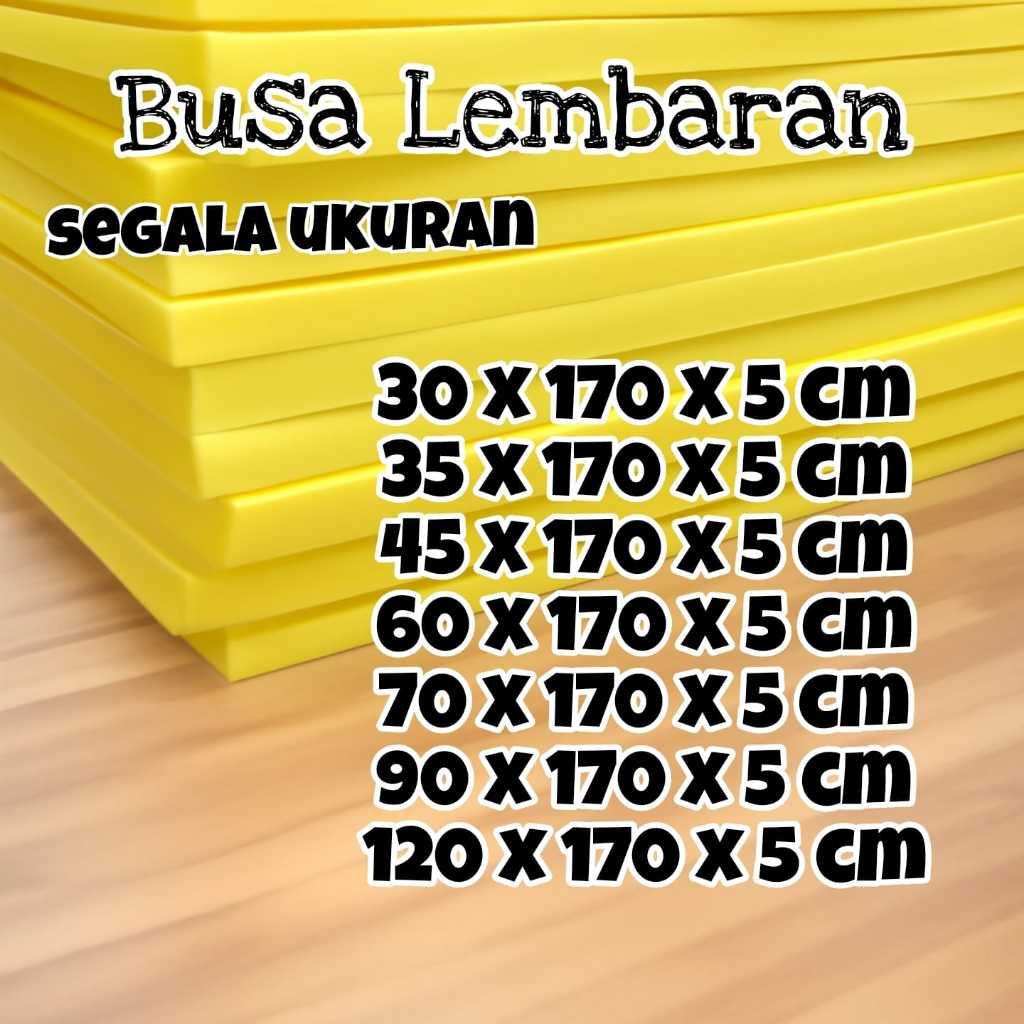 Jual Busa Lembaran Anti Kempes Tebal 5 cm: Kenyamanan Maksimal untuk ...