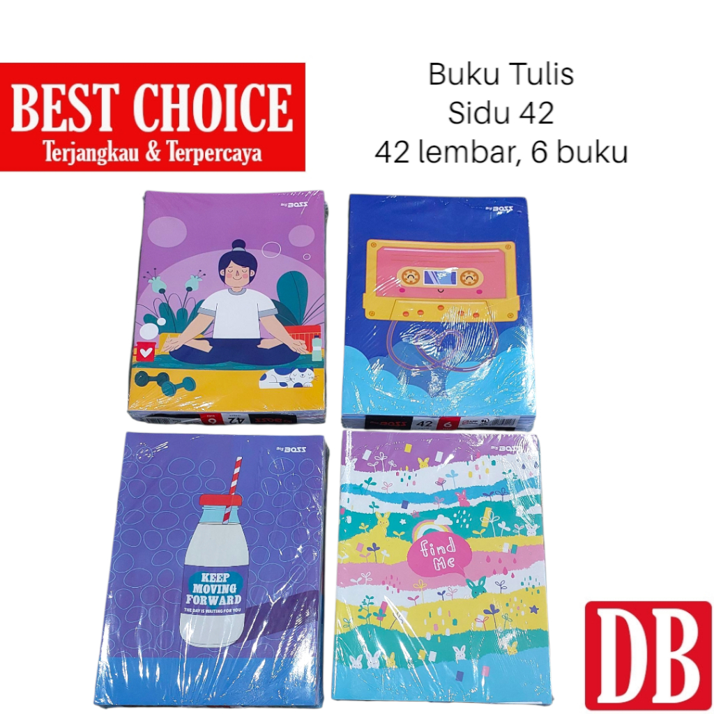 Jual Buku Tulis B5 Big Boss APP/SIDU/CAMPUS 42 lembar (6 pcs) | Shopee ...