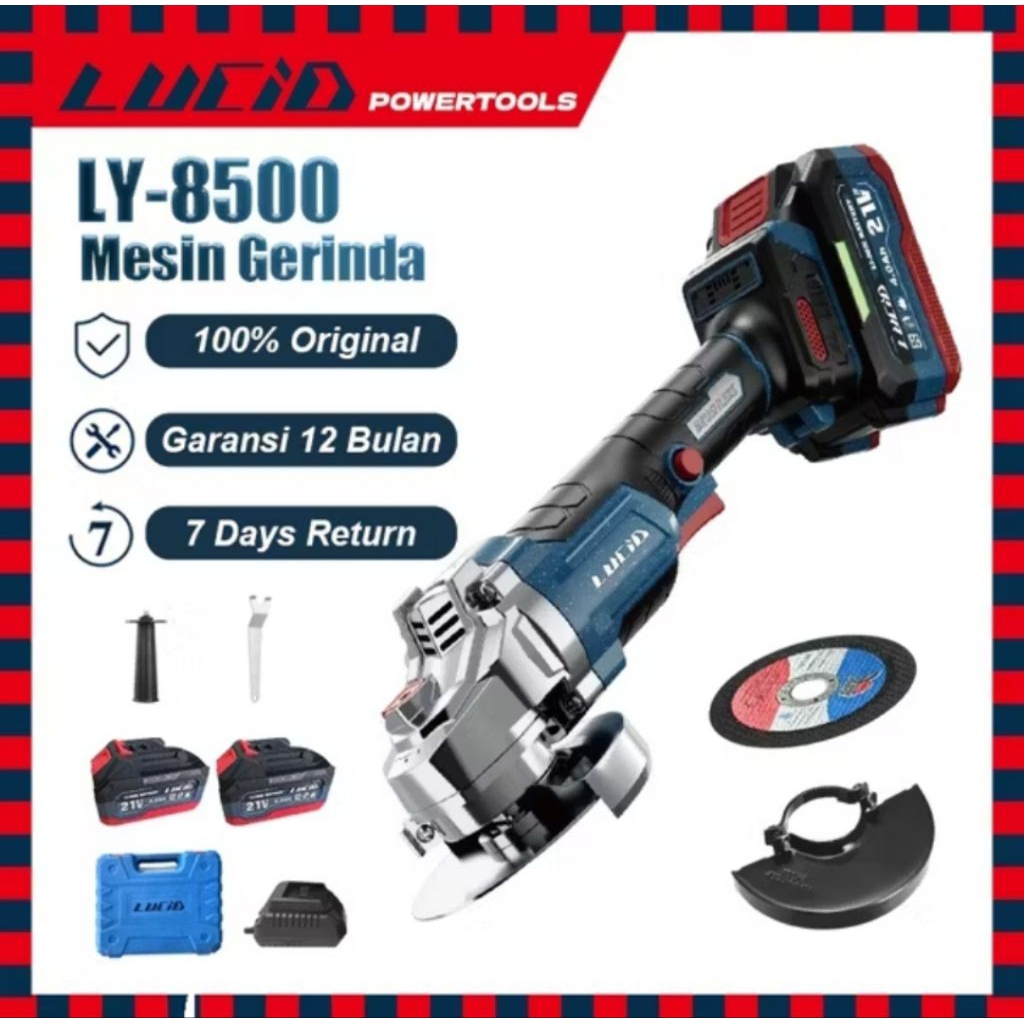 Jual LUCID POWER TOOLS GERINDA | Shopee Indonesia