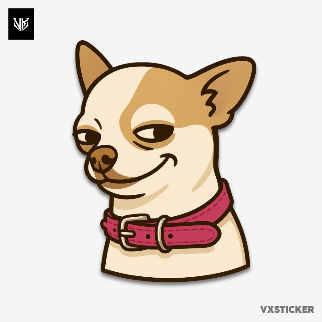Jual Stiker/Sticker Anjing Lucu #38 VXSTICKER | Shopee Indonesia