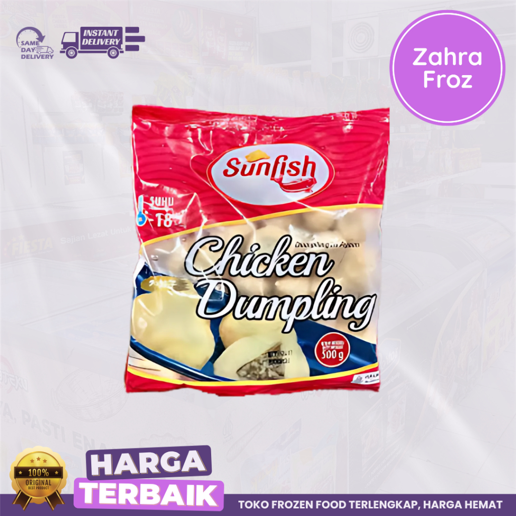 Jual SUNFISH DUMPLING ISI AYAM 500 GR | Shopee Indonesia