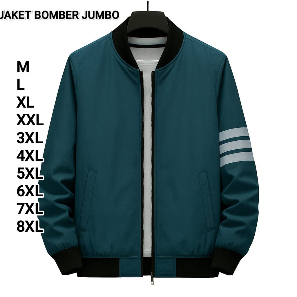 Jual Jaket Pria Big size Jaket bomber Bahan taslan Jaket bomber terbaru ...