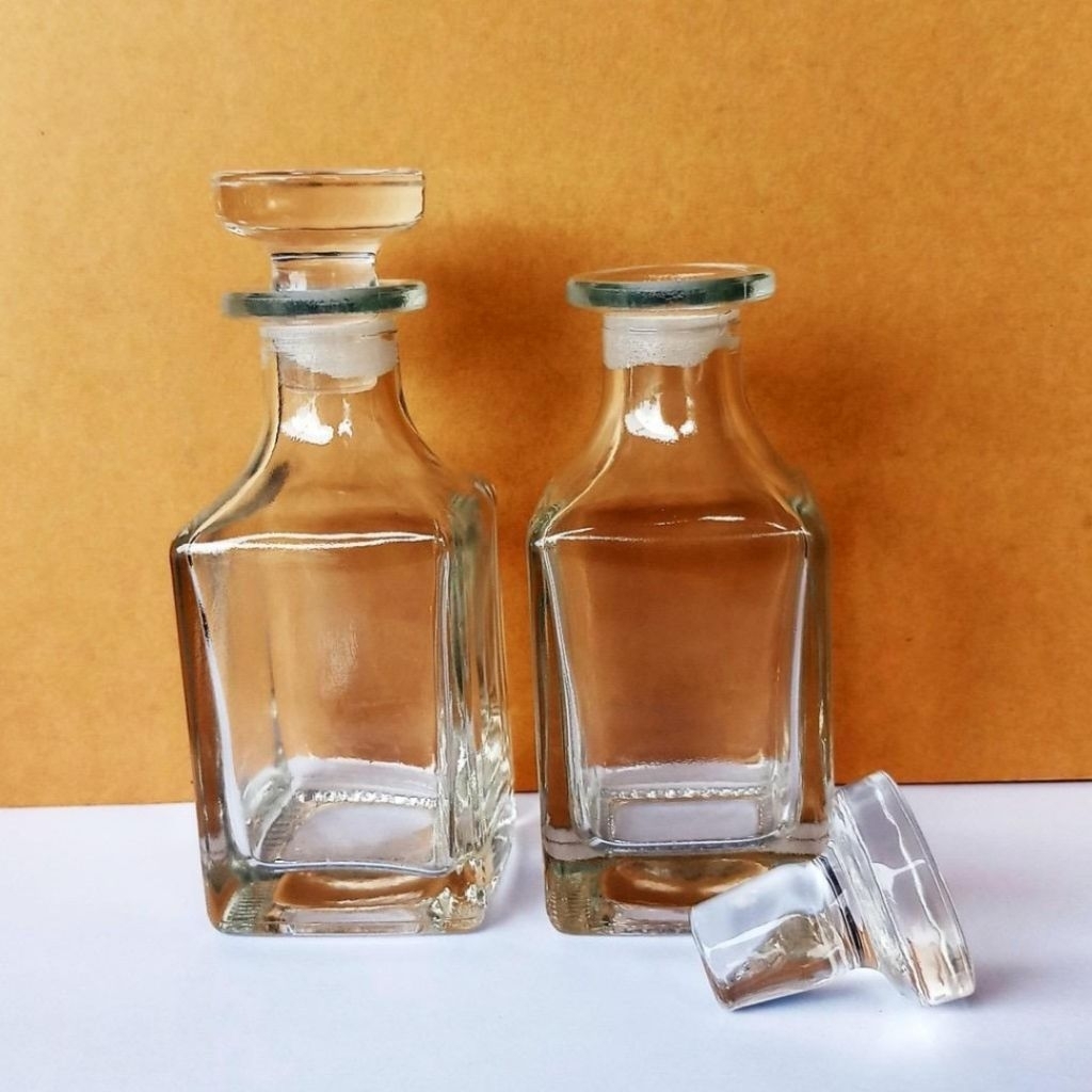 Jual BOTOL JIN 150 ML / BOTOL DISPLAY / BOTOL KACA UNTUK BIBIT PARFUM ...