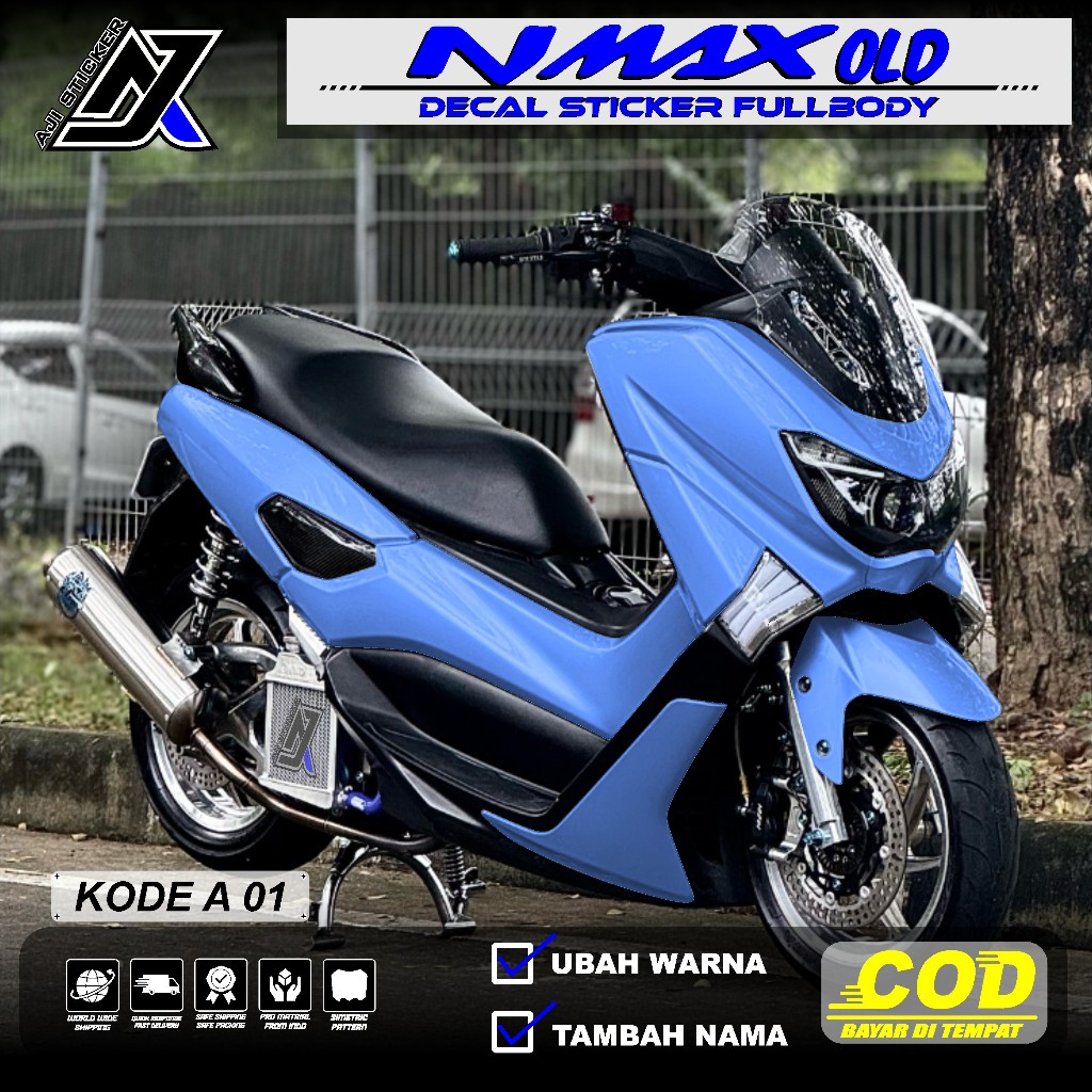 Jual Decal Nmax Old Full Body Polos - Sticker Nmax Old Full Body Polos ...