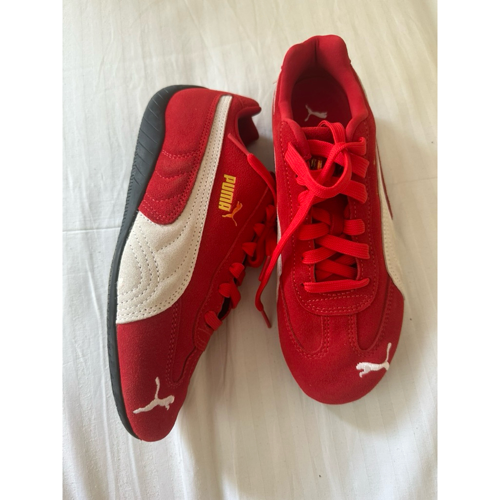 Jual Booked!! Original Puma speed cat red white (second) | Shopee Indonesia