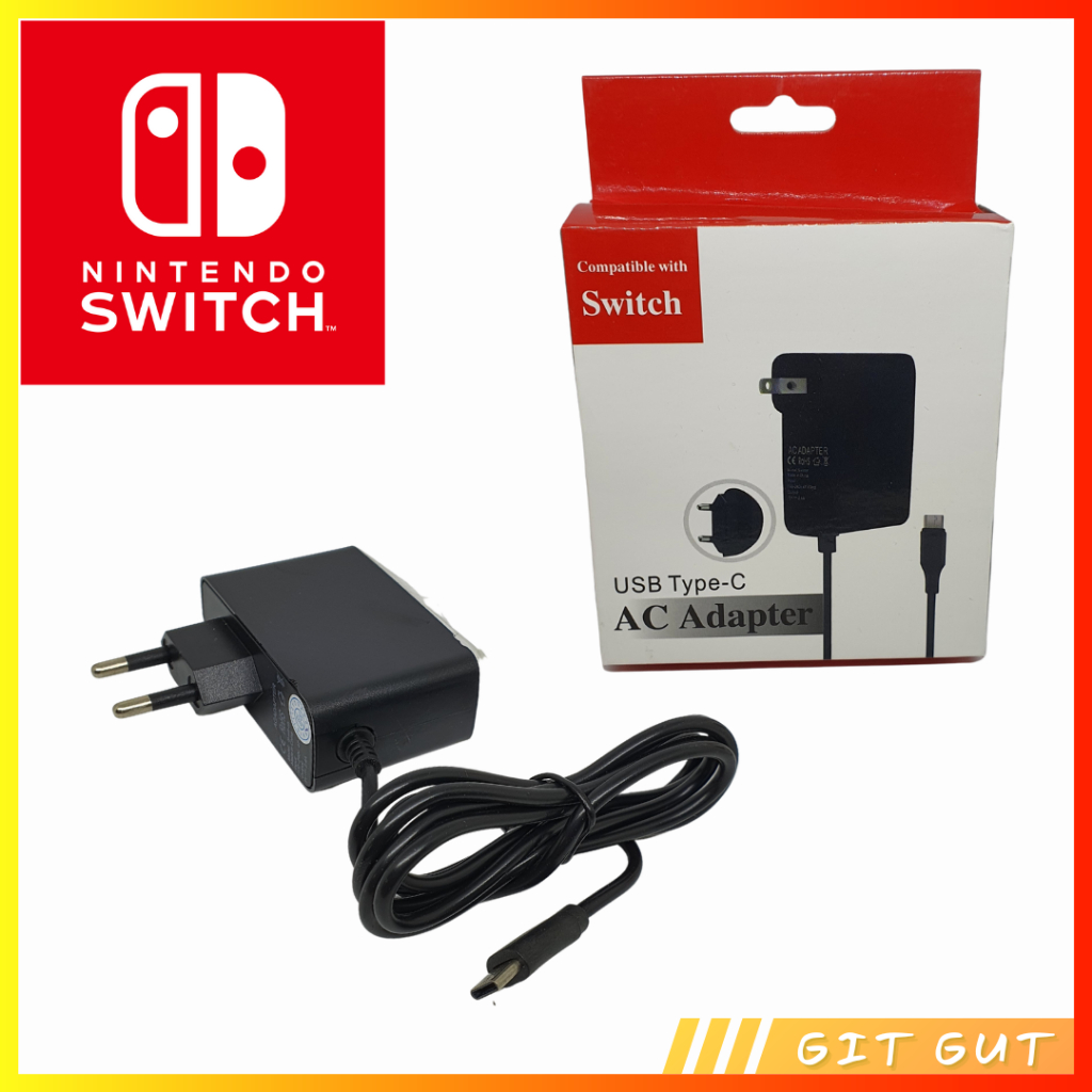 Jual Nintendo Switch Charger Charging AC Adapter Adaptor | Shopee Indonesia
