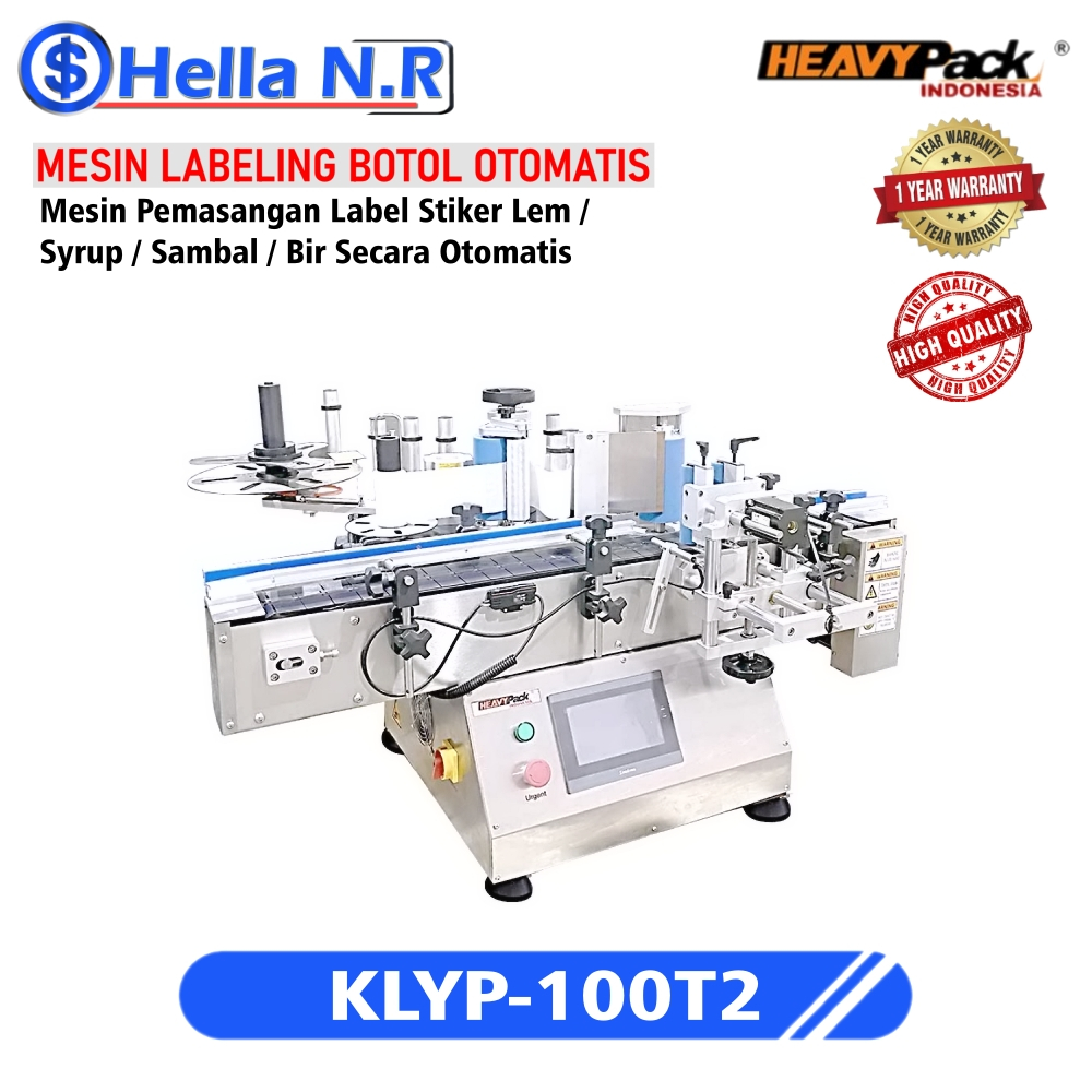 Jual Mesin Labeling stiker Otomatis Heavypack KLYP-100 T2 | Shopee ...