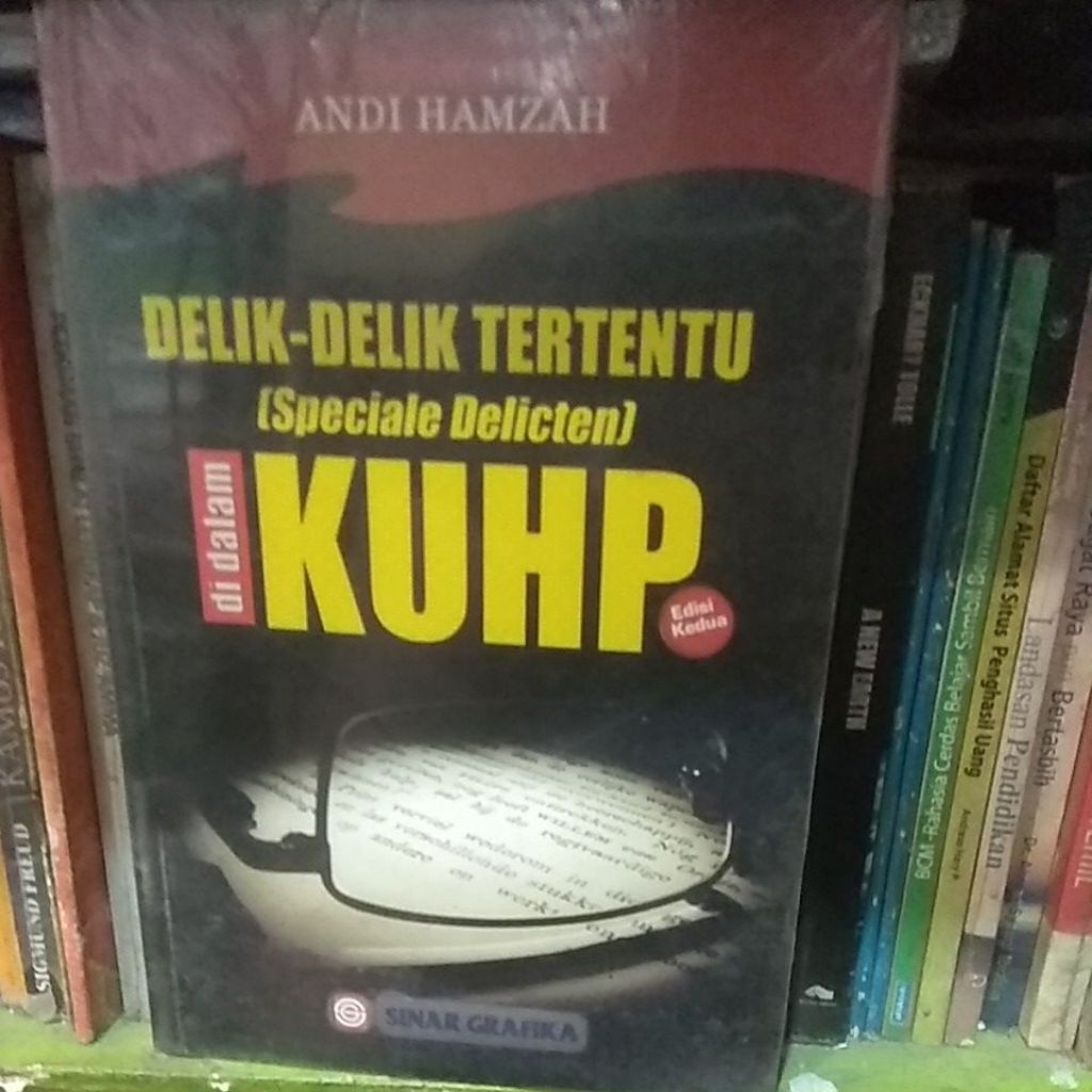 Jual Buku Delik - Delik Tertentu di dalam KUHP karangan Andi Hamzah | Shopee Indonesia
