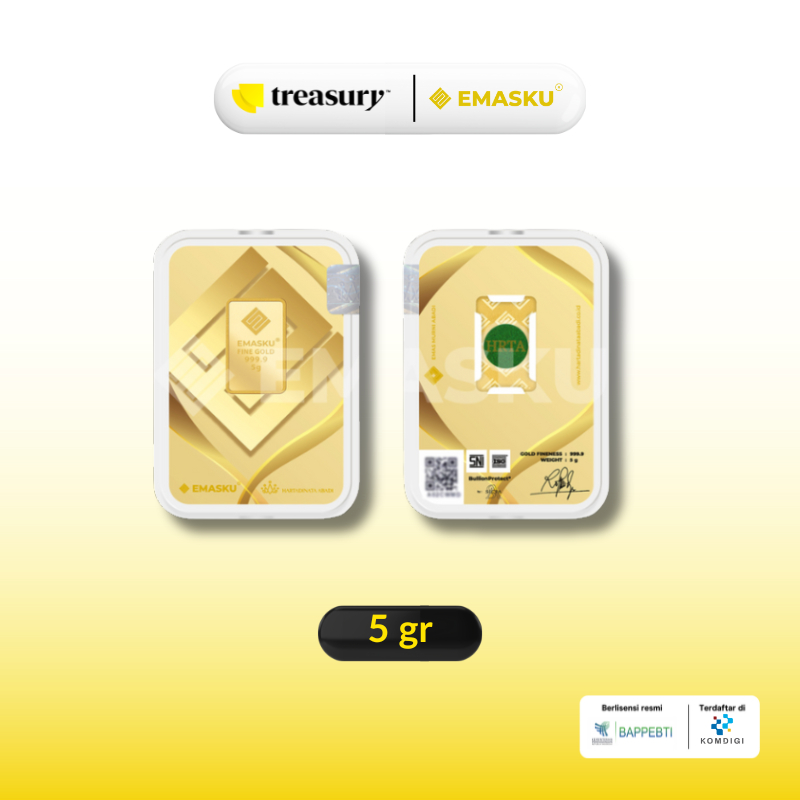 Jual Logam Mulia EMASKU 5 Gram Hartadinata Abadi | Shopee Indonesia