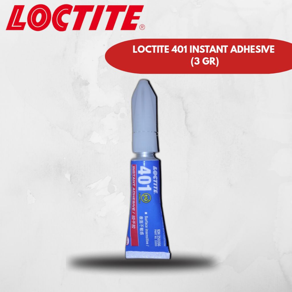 Jual LOCTITE 401- 3GR TERKUAT UNTUK BESI PLASTIK KAYU KAIN KARET KARDUS ...
