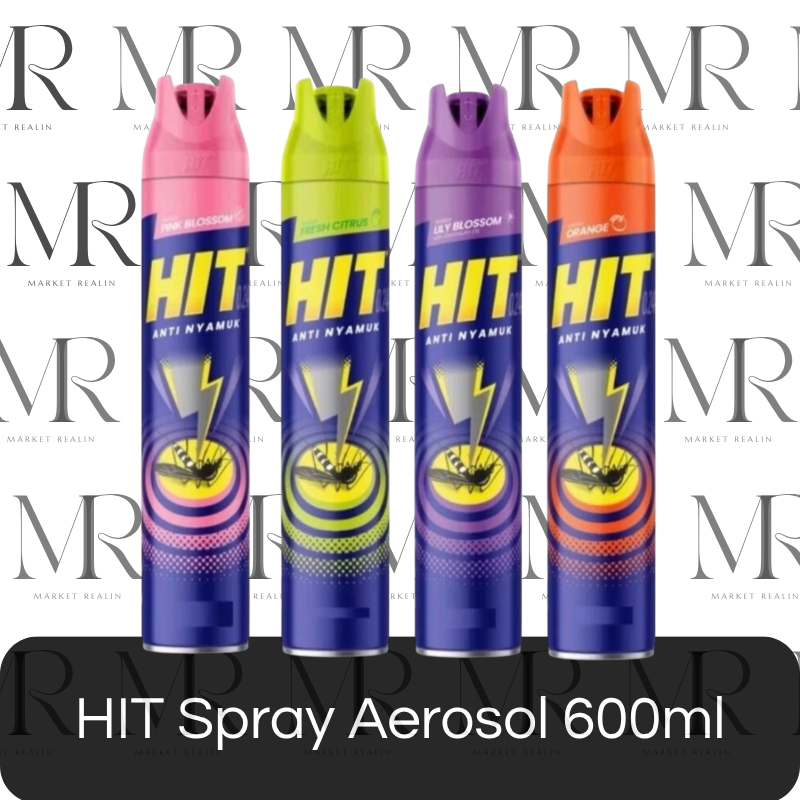 Jual HIT Obat Nyamuk Aerosol Kemasan Botol 600 ml / Obat Nyamuk HIT ...