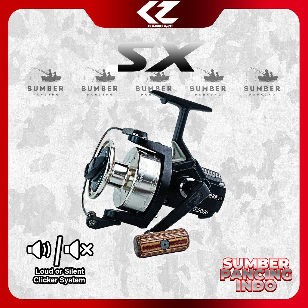 Jual KAMIKAZE Reel Pancing Spinning SX 5000 - 7000 Super Metal Gear Best Engineering In The Word ...
