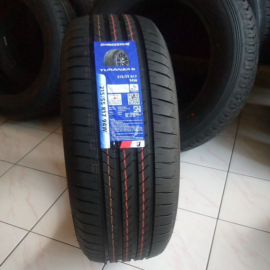 Jual Ban Bridgestone Turanza 6 215 55 R17 94W Tahun Ban 2025 | Shopee ...