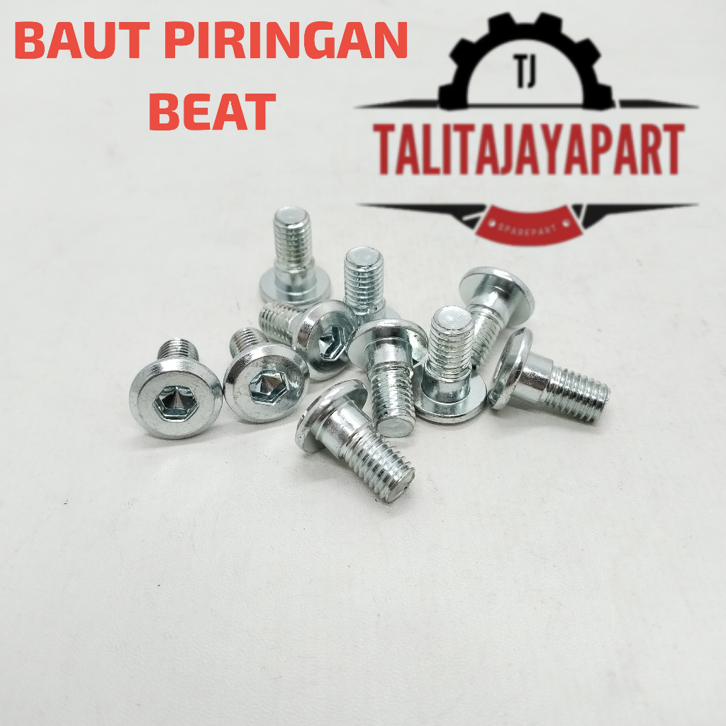 Jual Baut Cakram / Baut Disc / Baut Piringan 8 x 17 Polos / Baut Disk ...