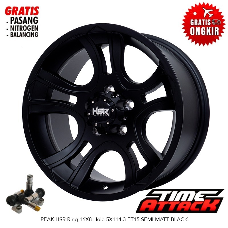 Jual Velg Mobil Hsr R16 Rush Innova Taruna Jeep Cherokee HSR WHEEL Tipe ...