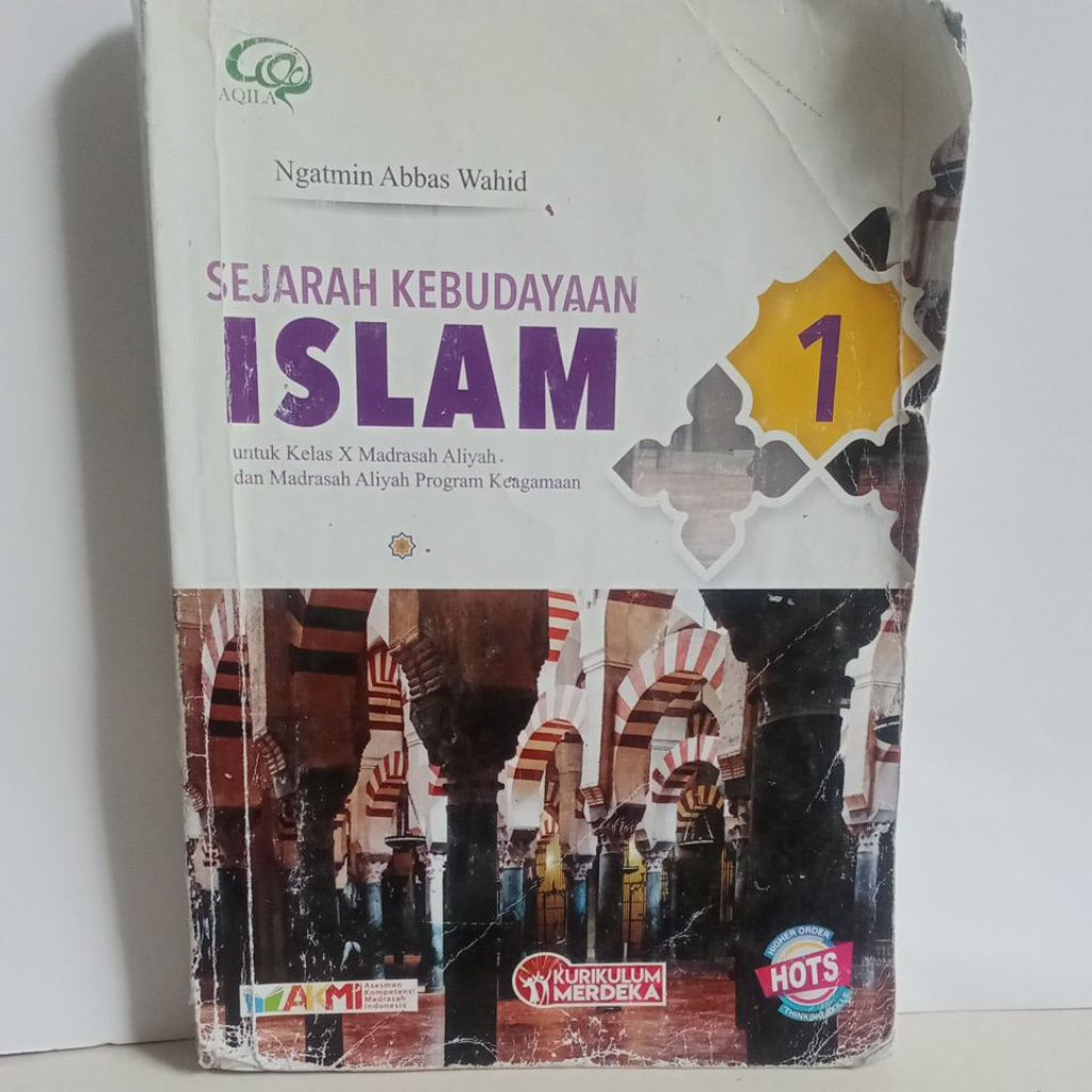 Jual buku Sejarah Kebudayaan Islam untuk kelas 10 Madrasah Aliyah dan madrasah Aliyah program ...