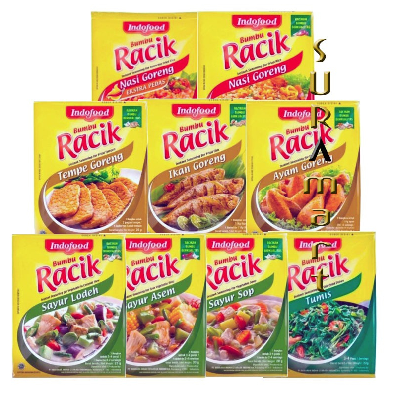 Jual (1 renteng x 10 pcs) RACIK Bumbu Spesial Instant Baru Bumbu Basah ...