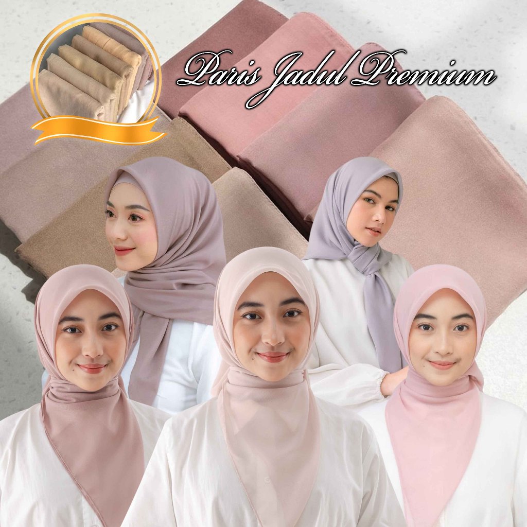 Jual PARIS JADUL HIJAB SEGIEMPAT PREMIUM PARIS LEGENDARIS | KERUDUNG ...