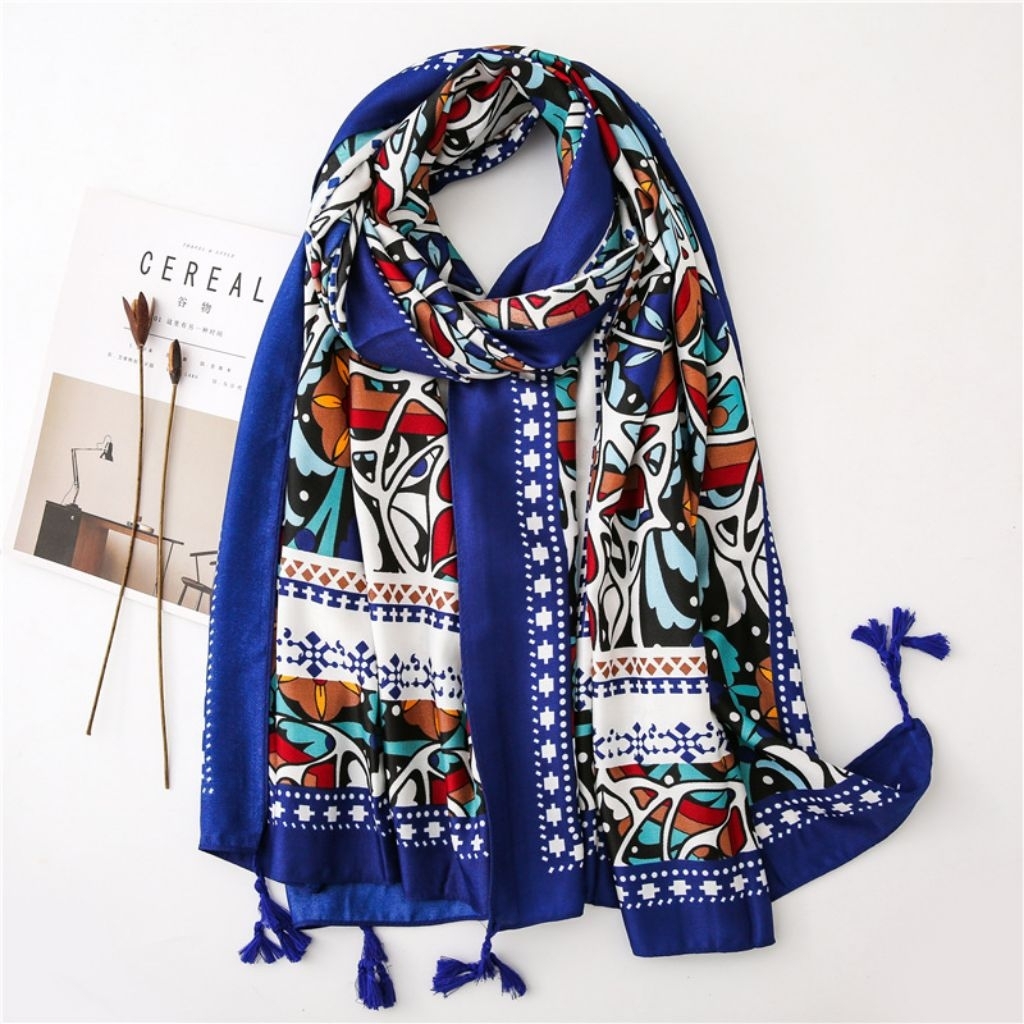 Jual NEW Selendang & scarf Rumbai Katun 180x90Cm modern selendang ...