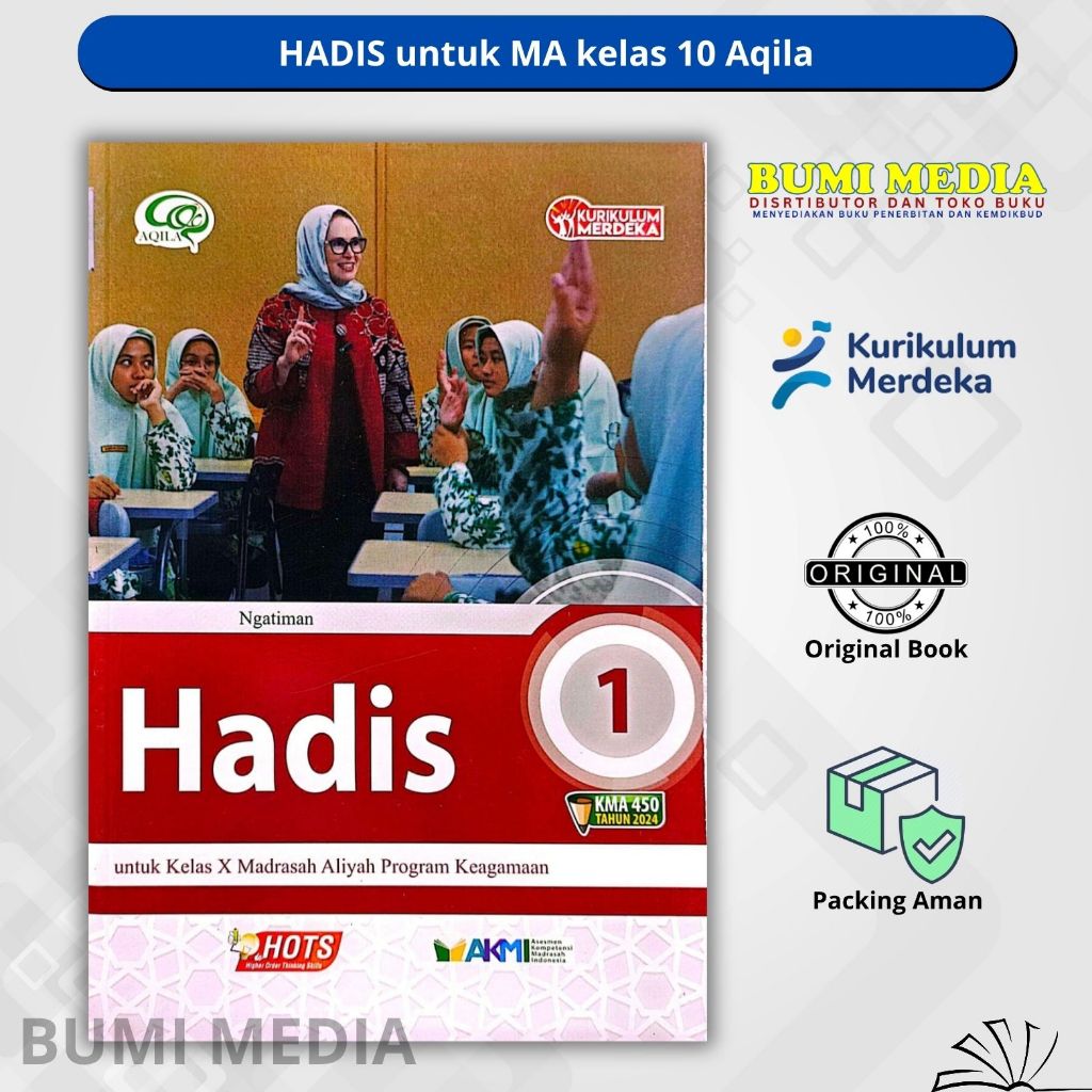 Jual Buku Hadis Revisi1 MA Kelas 10 Kurikulum Merdeka TIGA SERANGKAI ...