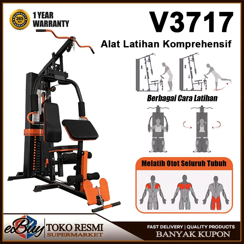 Jual Home Gym 1 Sisi Multigym Angkat Beban/Multigym Alat Fitnes/Gym ...