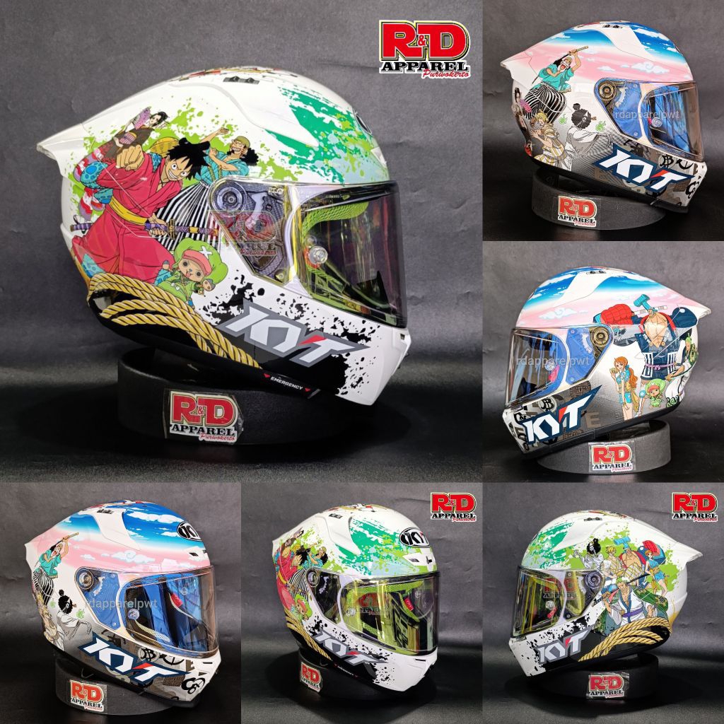 Jual Helm KYT Striker One Piece Wano Special Edition | Shopee Indonesia