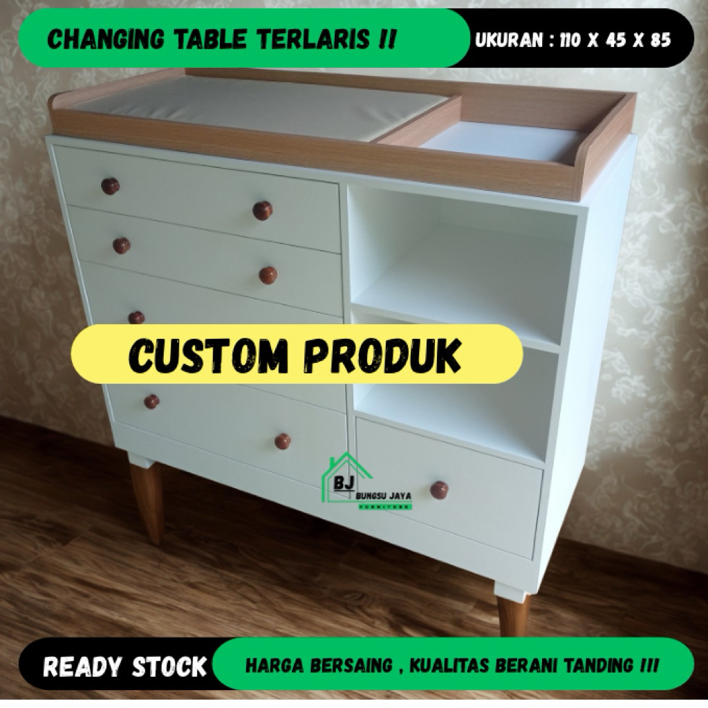 Jual BJ _Furniture Custom Produk Baby Tafel - Changing Table - Tempat ...