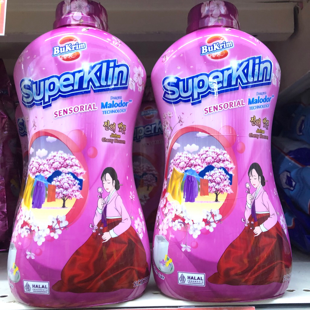 Jual BUKRIM SUPERKLIN SENSORIAL LIQUID DETERGEN CAIR 700ml | Shopee ...