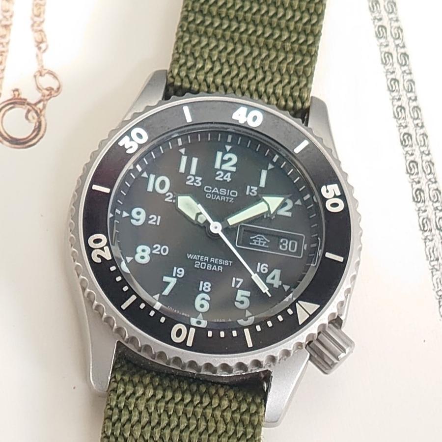 Jual Casio Quartz MD 707 Model Military Diver Japan 20 bar | Shopee ...