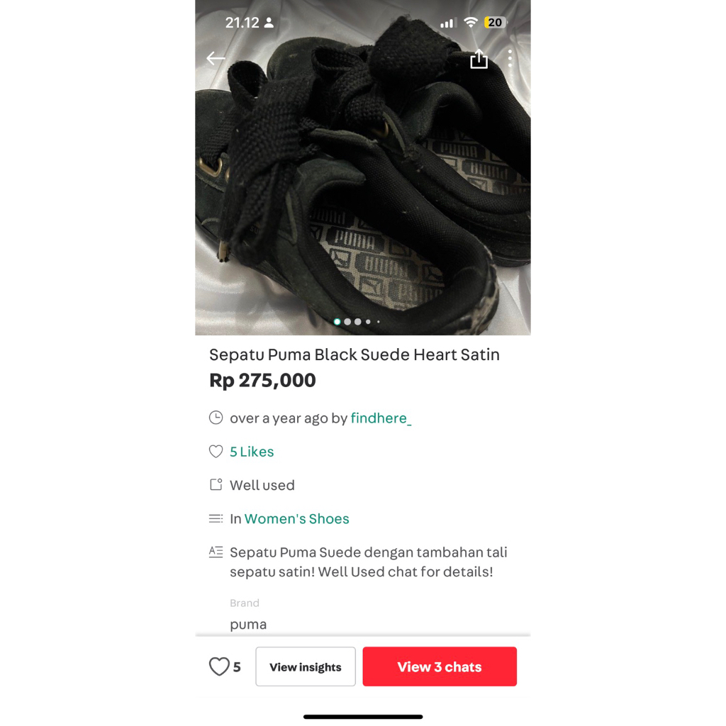 Jual Suede Black (mutiara) | Shopee Indonesia