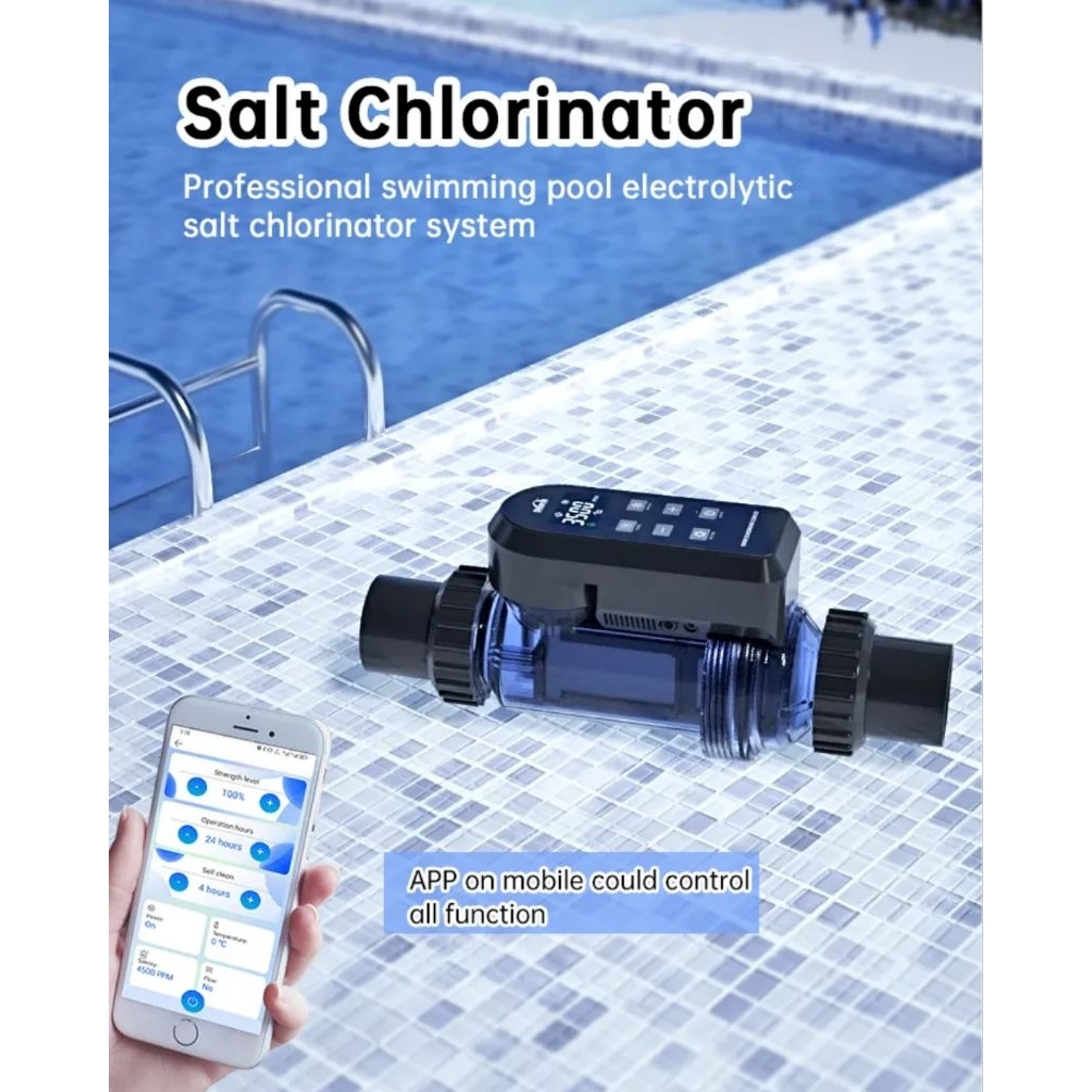 Jual EMAUX SALT CHLORINATOR SMART 30 GRAM SALT CHLORINATOR 30GRAM SALT CHLORIN GENERATOR SALT ...