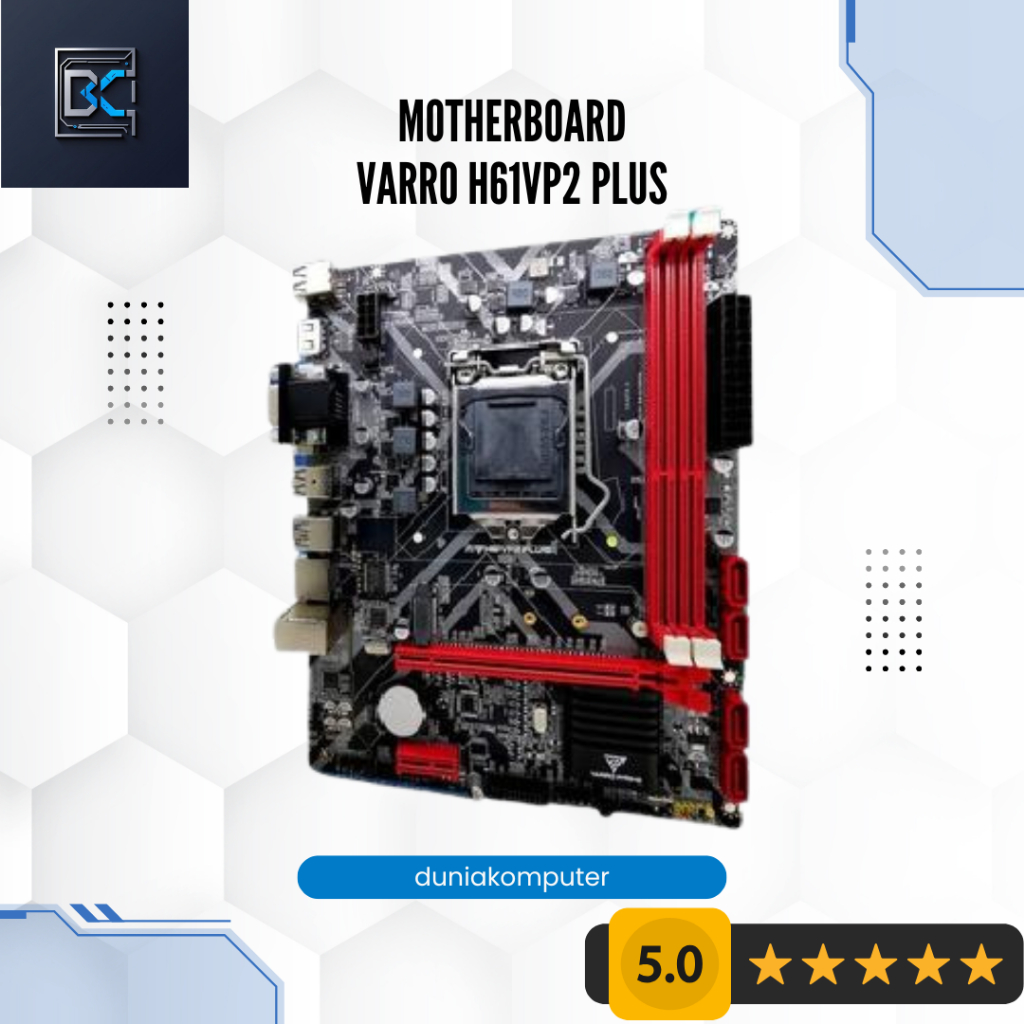 Jual MOBO MOTHERBOARD GAMING MAINBOARD VARRO H61VP2 PLUS / B75 LGA 1155 ...