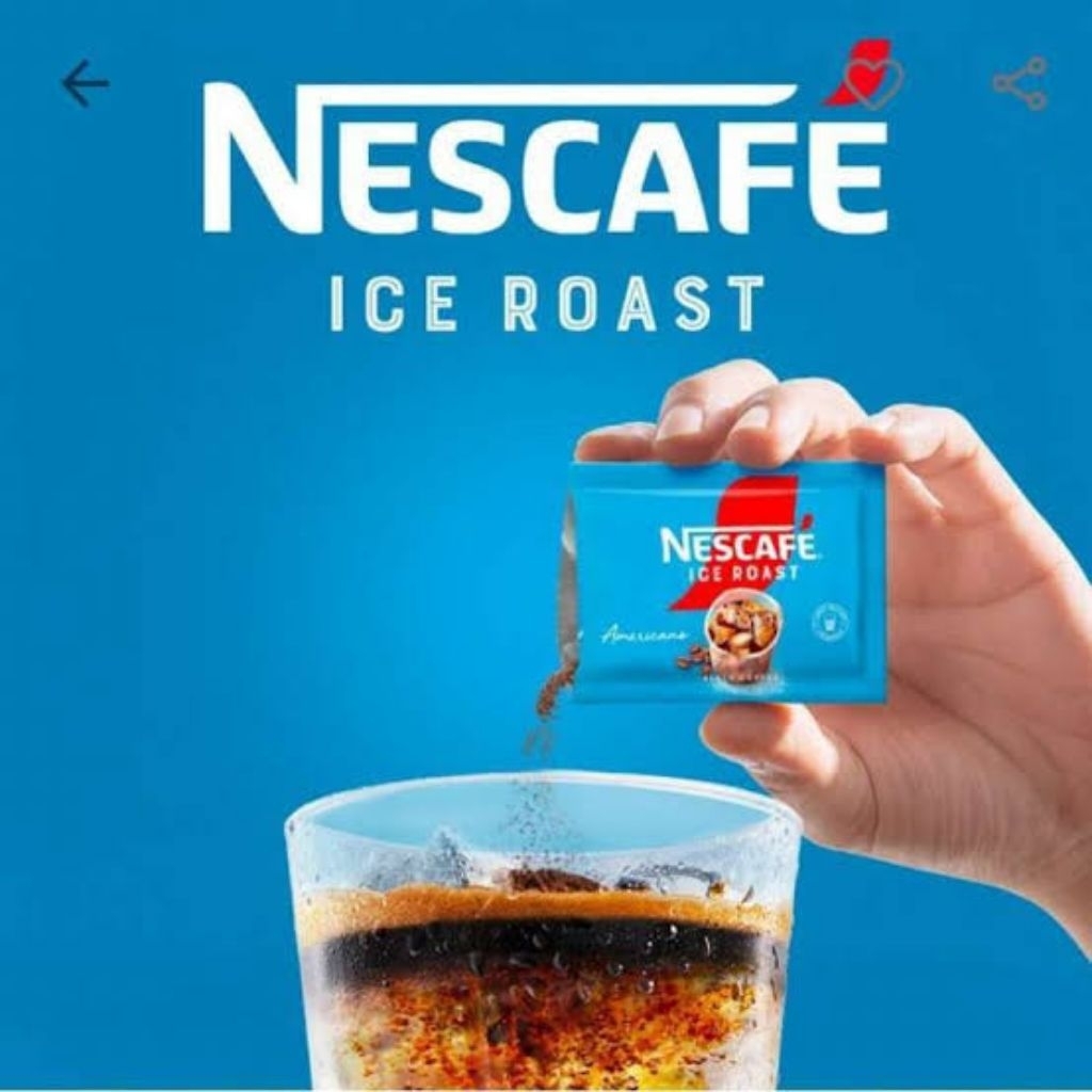 Jual Nescafe Ice Roast Americano Sachet/Nestle Nescafe Ice Roast ...