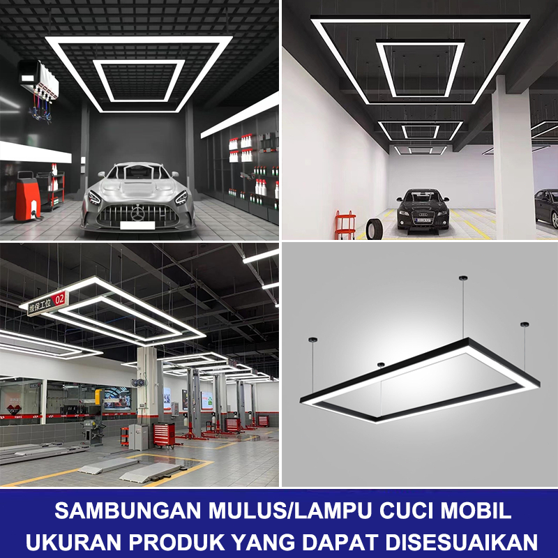 Jual Lampu garasi LED lampu persegi panjang lampu tempat cuci mobil ...